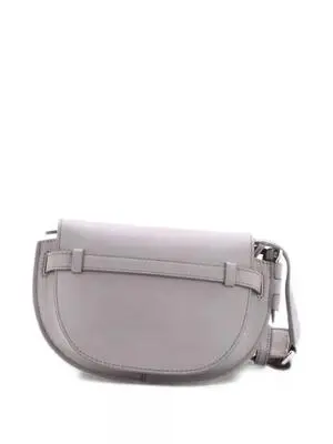 Loewe Gate Dual Shoulder Bag Leather Mini Crossbody Bag - Grey
