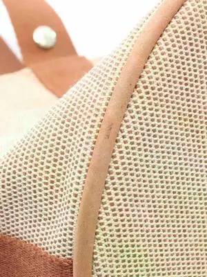 Hermès 2000s Mm Saxo Toile H Handbag - Neutrals