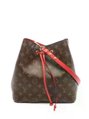 LOUIS VUITTON 2010 Neo Noé Monogram Canvas Bucket Bag - Brown