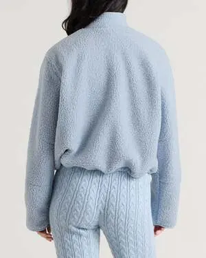 SKIMS Teddy Boxy Zip Up Jacket