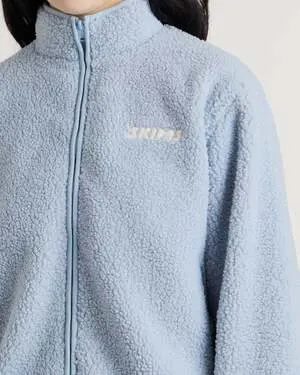 SKIMS Teddy Boxy Zip Up Jacket