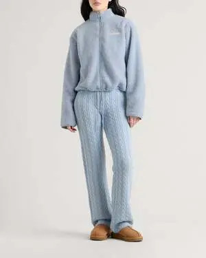 SKIMS Teddy Boxy Zip Up Jacket