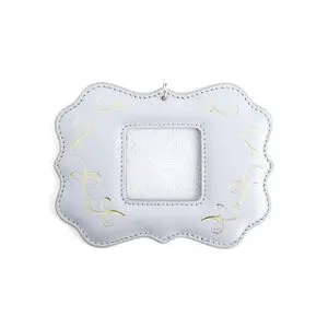 ROYCE NEW YORK Victorian Picture Frame Christmas Tree Ornament - Silver