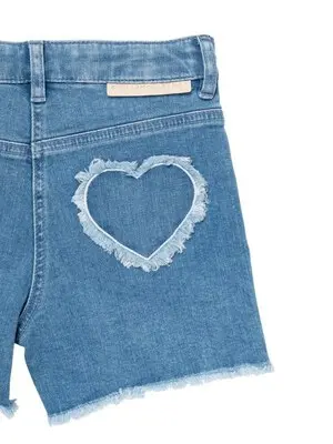 Stella McCartney Cotton Denim Shorts