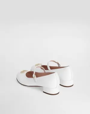 Dolce & Gabbana Logo-embellished Ballerinas