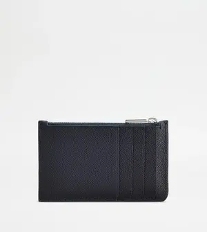 TOD'S Zipped Card Holder In Leather