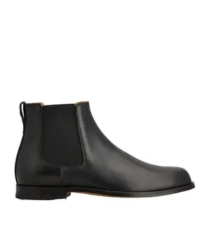TOD'S Chelsea Boots In Leather - Black