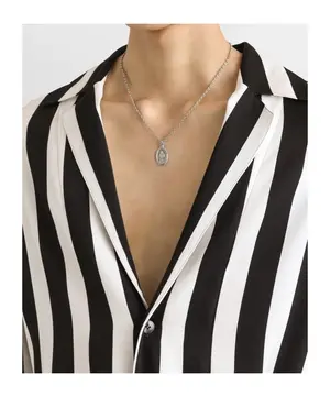 Dolce & Gabbana Medallion-pendant Chain Necklace