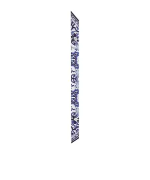 Dolce & Gabbana Majolica-print Scarf - Blue