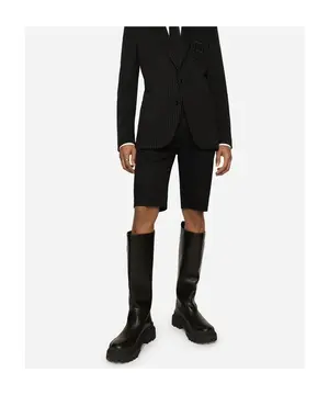Dolce & Gabbana Logo-patch Bermuda Shorts