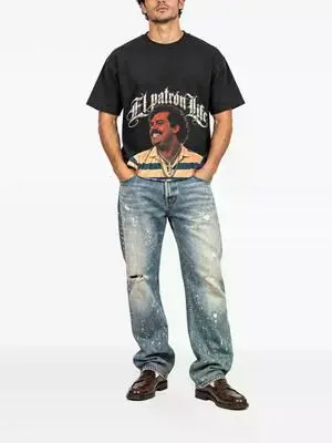 MELT Graphic-print T-shirt - Black