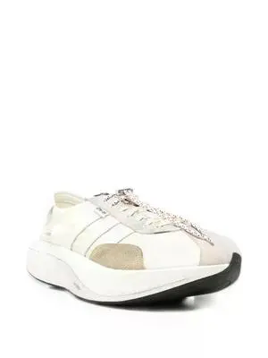SONG FOR THE MUTE X Adidas Sl 72 Pro Chunky-sole Panelled Sneakers - Neutrals