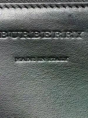 Burberry Zip-detail Leather Duffel Bag