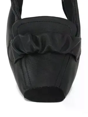 Yohji Yamamoto X Repetto Ruched Ballet Flats