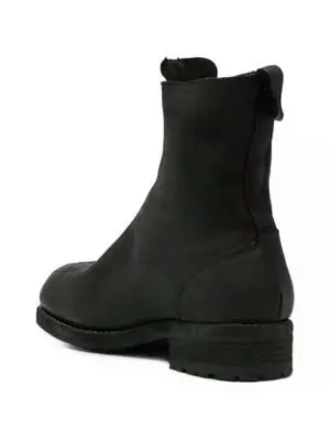 Guidi Front-zip Leather Boots