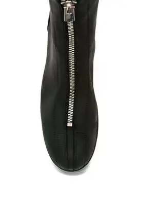 Guidi Front-zip Leather Boots