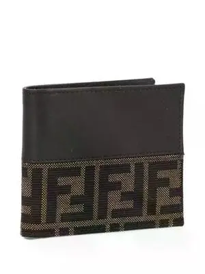 Fendi Ff Jacquard Wallet
