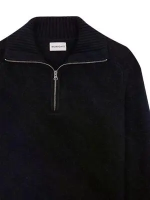 NOWADAYS Quarter-zip Knitted Sweater