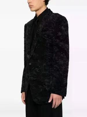 TOM FORD Plissé-textured Silk-blend Blazer