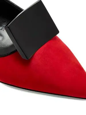Manolo Blahnik Buckle-detail Ballet Flats