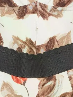 Dolce & Gabbana Floral-print Crepe Bodysuit