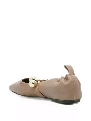 SOULIERS MARTINEZ Flamenca Bead-embellished Ballet Flats