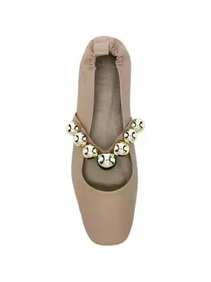 SOULIERS MARTINEZ Flamenca Bead-embellished Ballet Flats