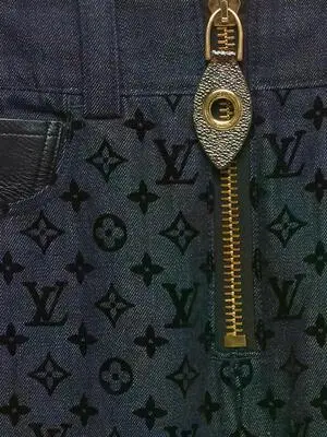 LOUIS VUITTON Monogram Straight-leg Jeans