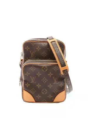 LOUIS VUITTON 2002 Amazon Monogram Shoulder Bag - Brown