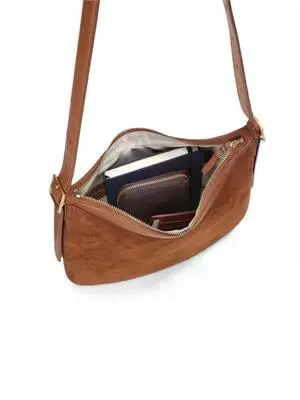 Shinola Medium Bixby Suede Crossbody Bag