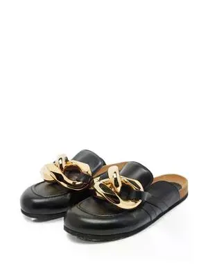 JW Anderson Curb Chain Leather Mules