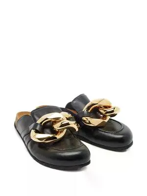 JW Anderson Curb Chain Leather Mules
