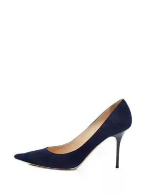 JIMMY CHOO Romy Suede Pointed-toe Pumps