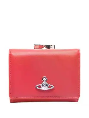 VIVIENNE WESTWOOD 2020s Small Frame Trifold Wallet - Red