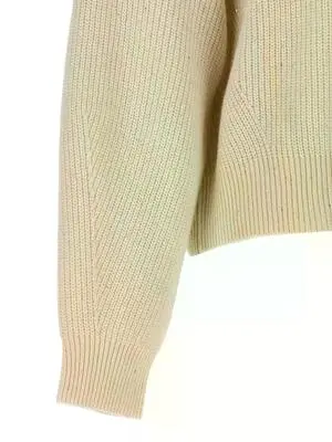Brunello Cucinelli Sequin-embellished Ribbed-knit Sweater