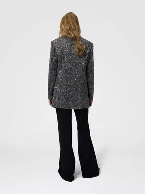 Missoni Jacket With Lapels In Lamé Viscose Blend