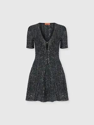 Missoni Lamé Viscose Knit Mini Dress - Multicoloured