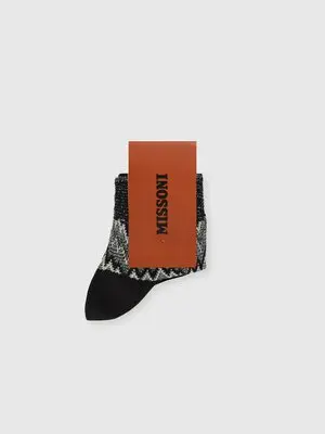Missoni Stretch Lamé Cotton-blend Ankle Socks