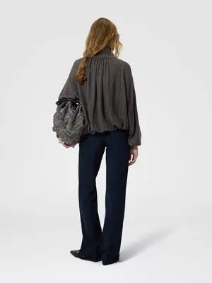 Missoni High-neck Sweater In Zig Zag Cashmere