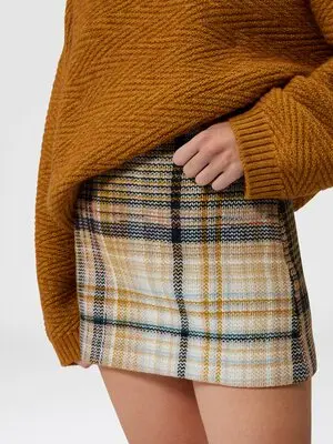 Missoni Pure Wool Mini Skirt With Textured Workmanship