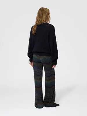 Missoni Palazzo Trousers With Wave Motif