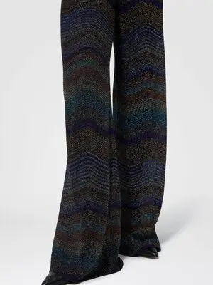 Missoni Palazzo Trousers With Wave Motif