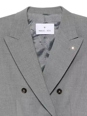 MANUEL RITZ Double-breasted Peak-lapels Jacket