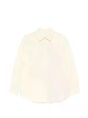 MANUEL RITZ Button-down Long-sleeve Shirt - Neutrals