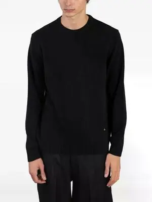 GREYED Logo-plaque Sweater - Black