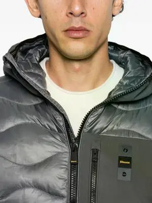 BLAUER. Quilted Hooded Jacket