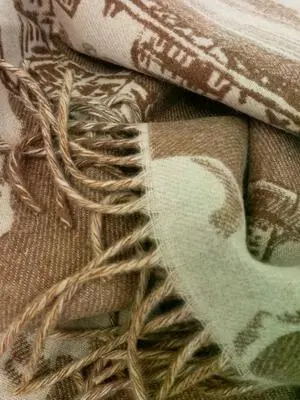 Burberry Wide River Thames Cashmere Scarf