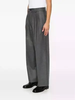 SSSTEIN Pleated Wide-leg Trousers