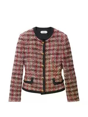 Versace Tweed Cardigan Jacket