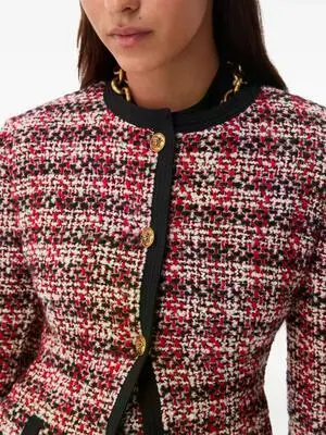 Versace Tweed Cardigan Jacket